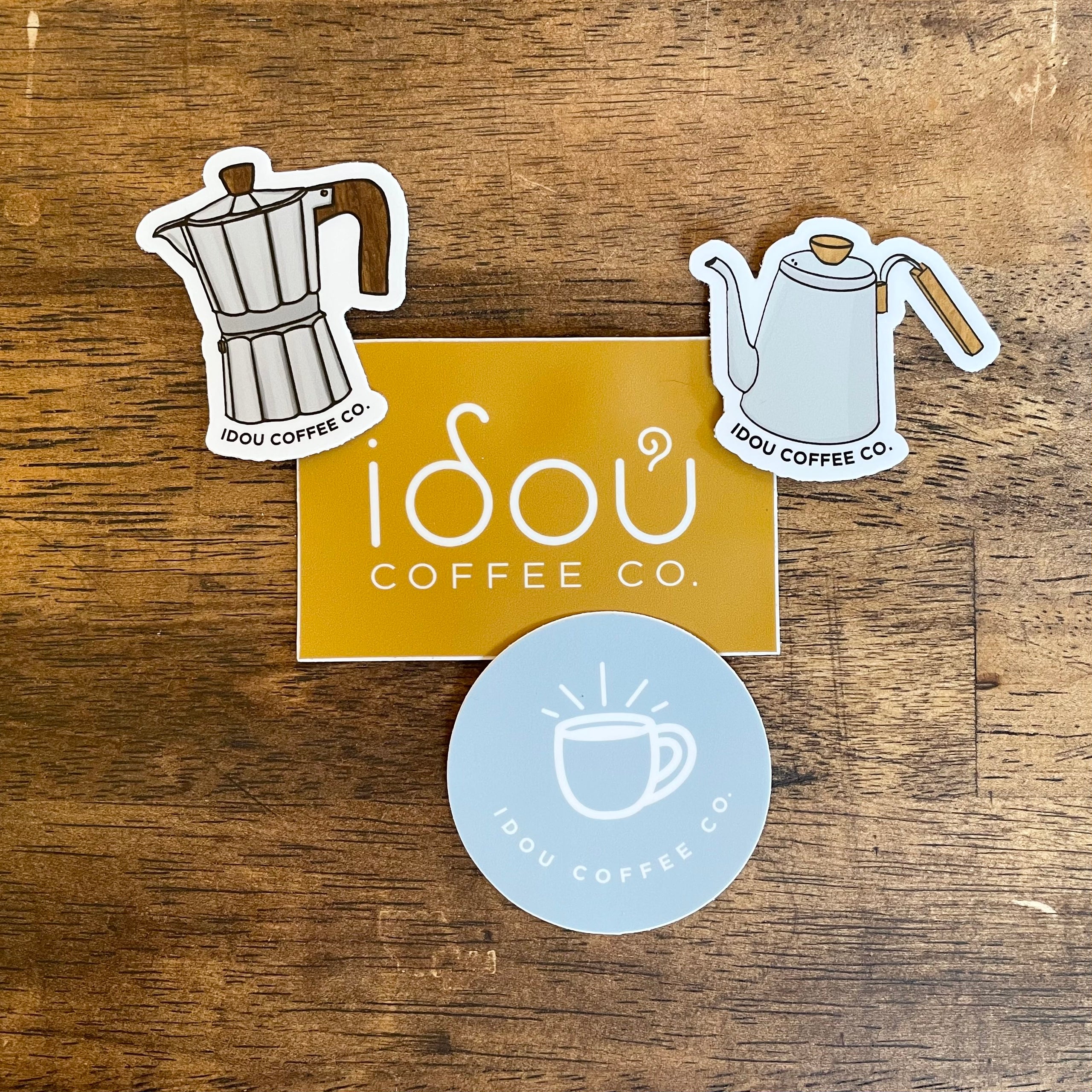 National Sticker Day Sticker Pack | Idou Coffee Co.
